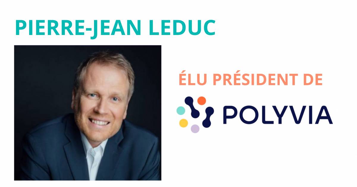 Pierre-Jean Leduc elected President of Polyvia, Union of Polymer ...
