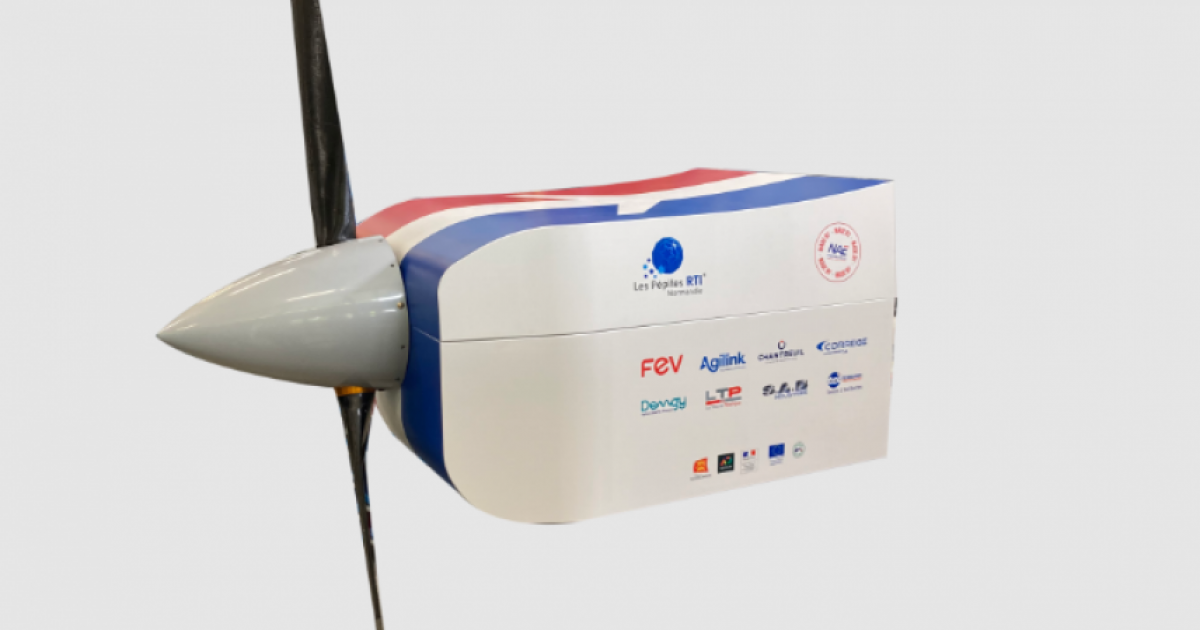 FEV presentó un motor convertido a hidrógeno en el Salón Aeronáutico de ...